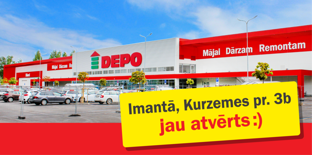 veikalu-noliktavu DEPO darba laiks un kontaktinformācija